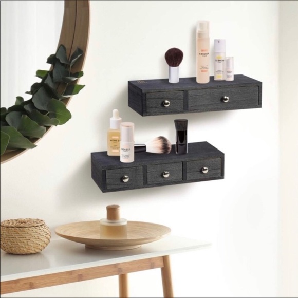 Wall Decor | Floating Shelves With Drawer New Set | Poshmark